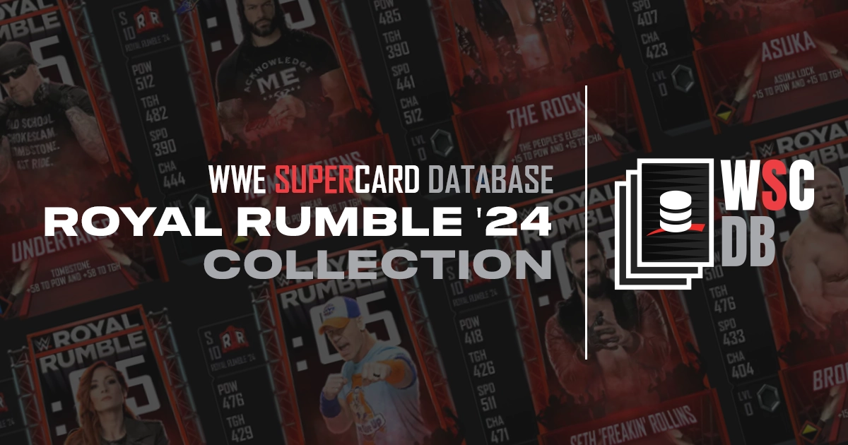 WSCDB | Royal Rumble '24 Tier Catalog