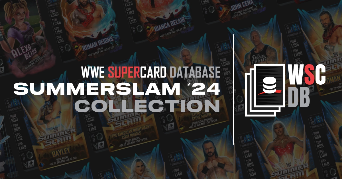 WSCDB | SummerSlam '24 Tier Catalog